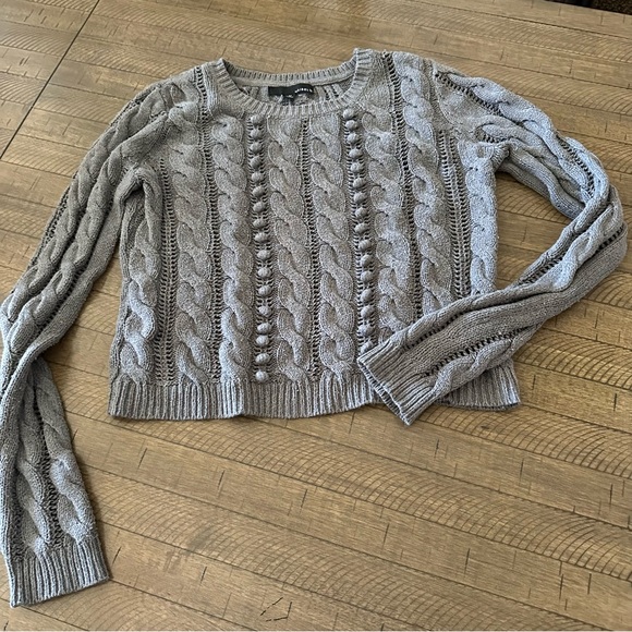 Kaisely | Sweaters | Kaisley Gray Cropped Sweater | Poshmark